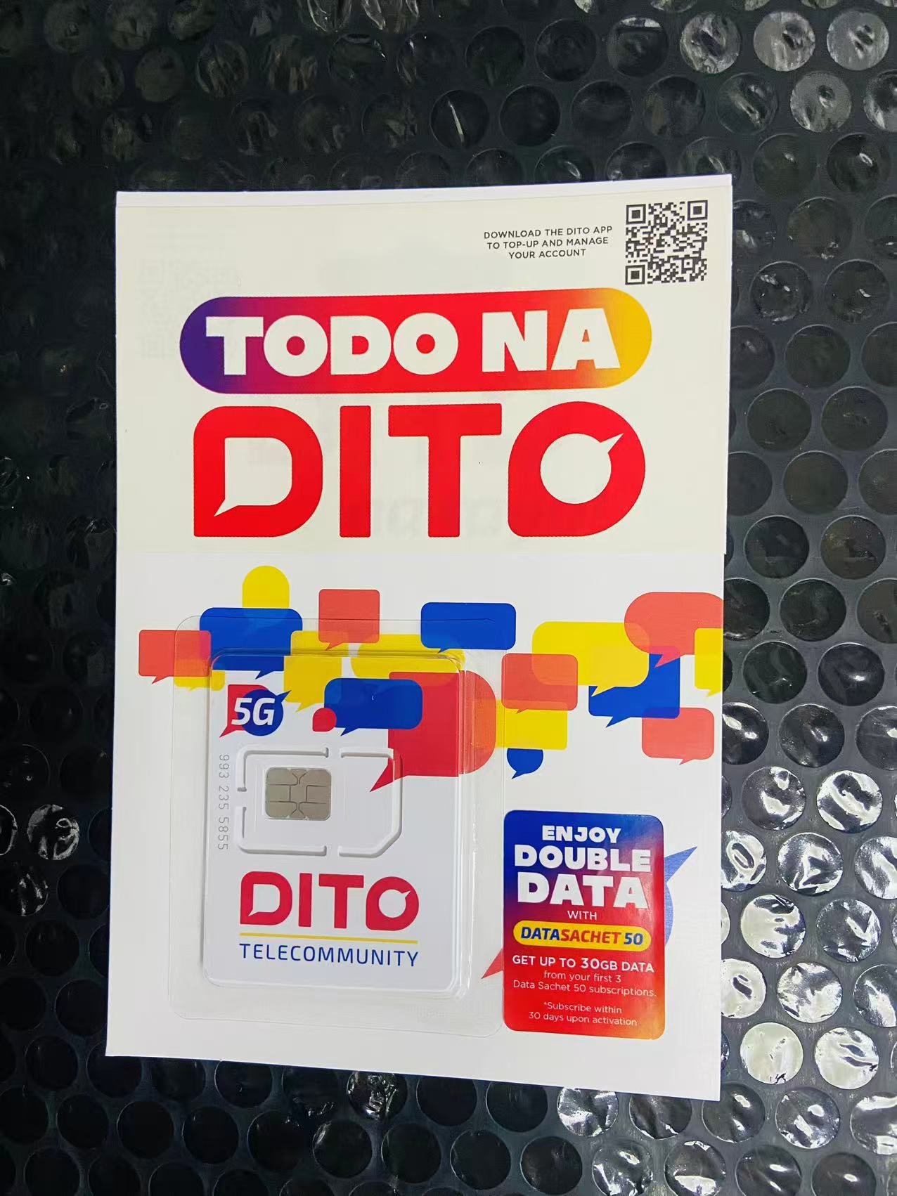 DITO SIM CARD 5G Network WITH 5gb Up 7gb 10Gb FREE+ 100Mins CALLTOALL ...