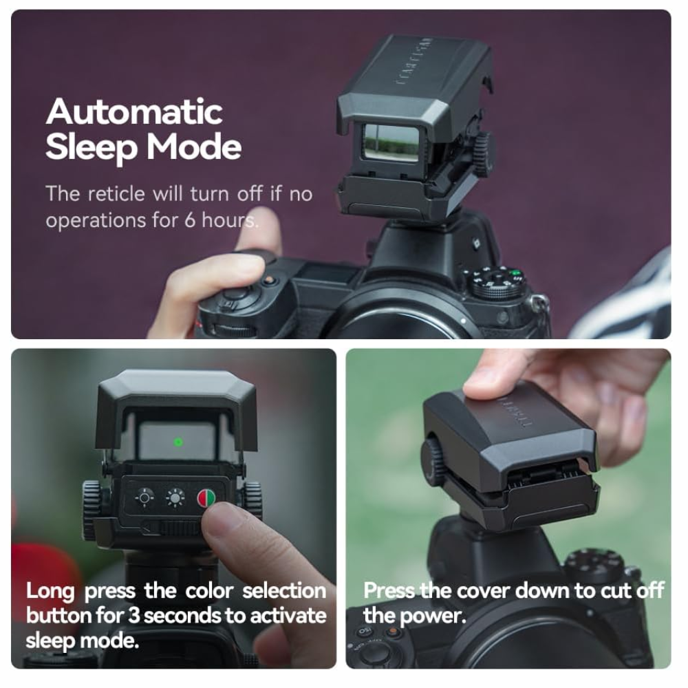 TTArtisan Dot Sight Red/Green Reticle for Telephoto Lens Hot Shoe Mount ...