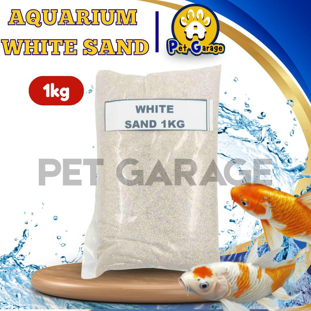 1kg Aquarium White Sand Aquatic Pet Fish Supplies Improves Water ...