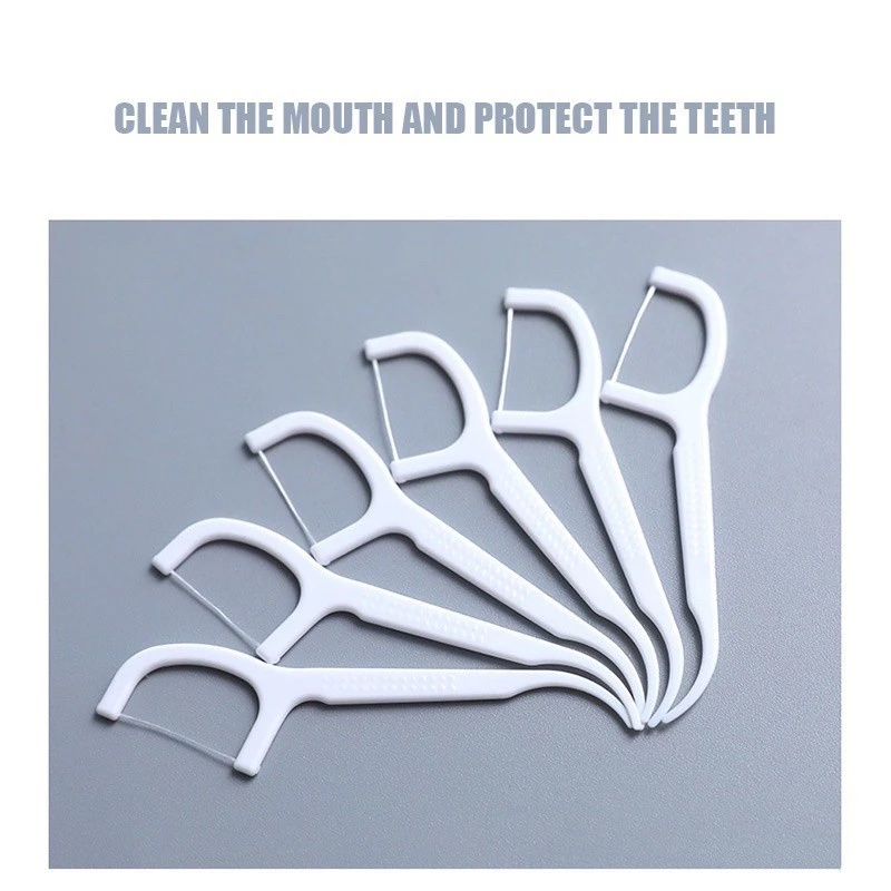 Dental Floss 50 pcs/set Flosser Teeth/Thread Toothpick Stick Dental ...