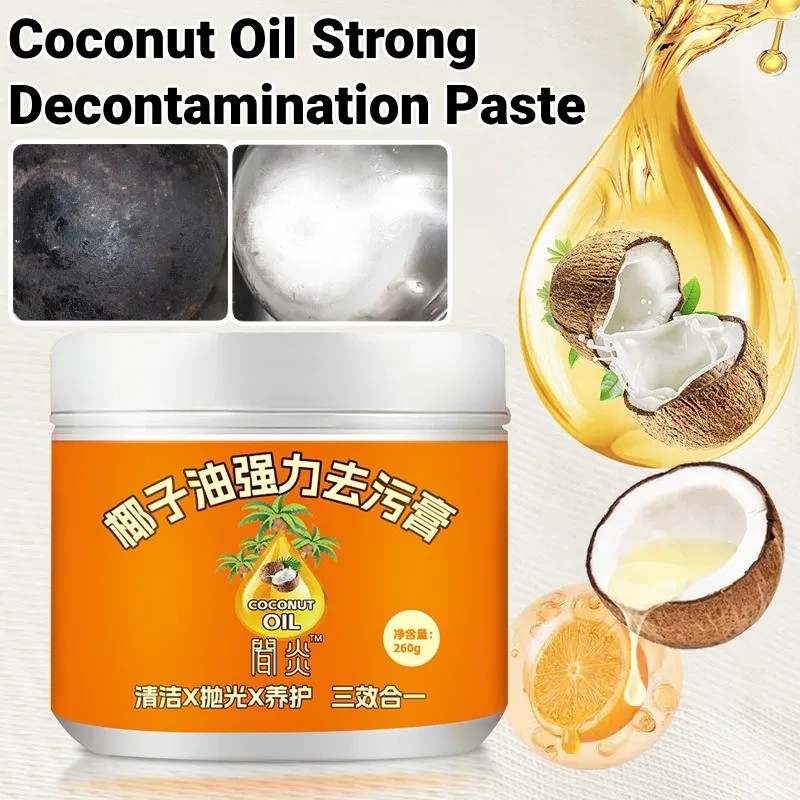 Multi-Purpose Stainless Cleaner cream 260g Oil stain Remover Cookware ...