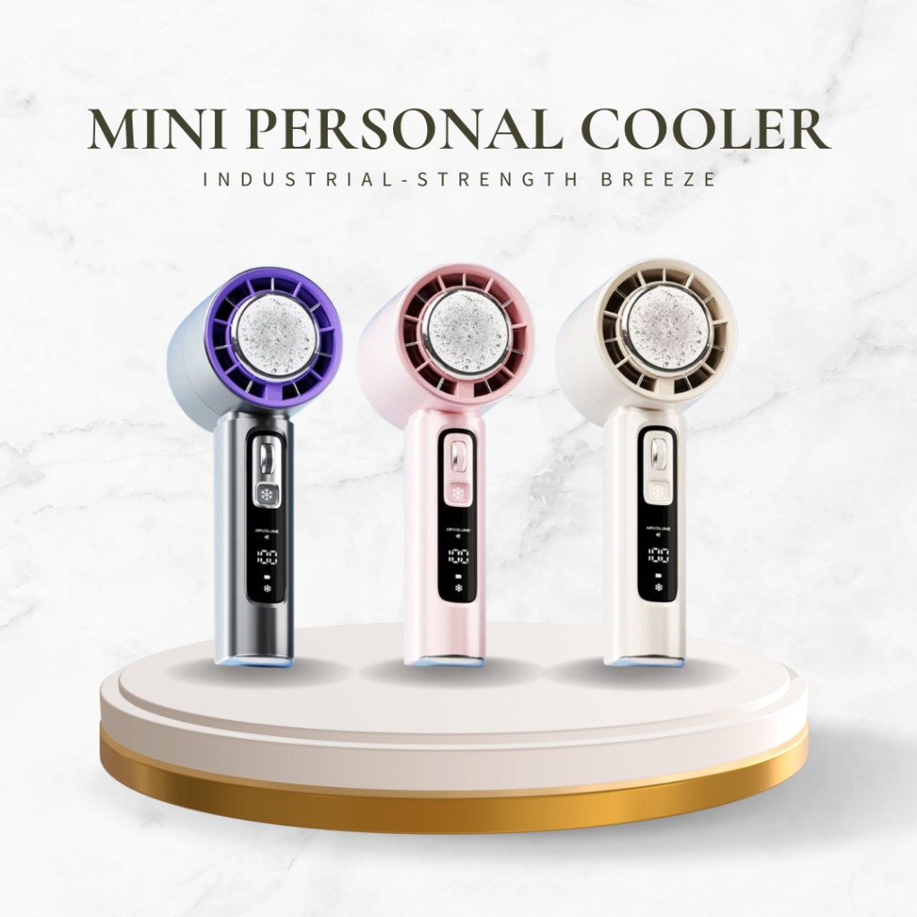 Jisulife Mini Fan Rechargeable Handheld Fan Strong Wind 100 Gear Wind ...