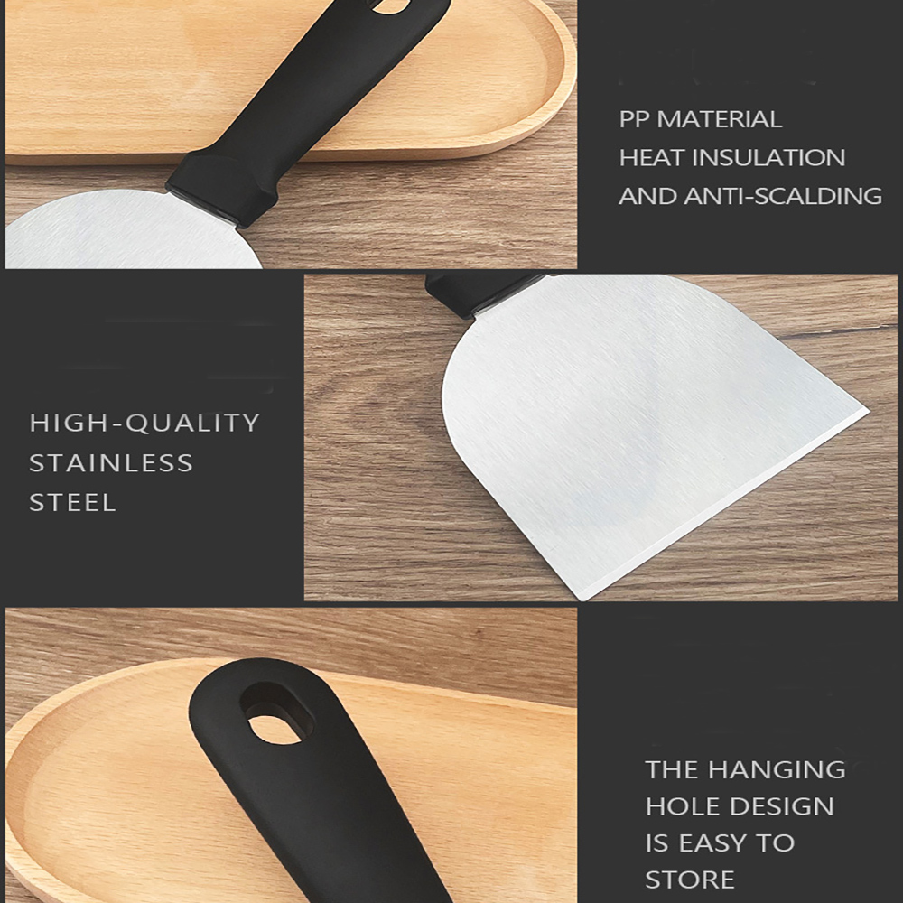 Kitchen Scraper Stainless Steel High Heat Resistance Tool For Steak ...