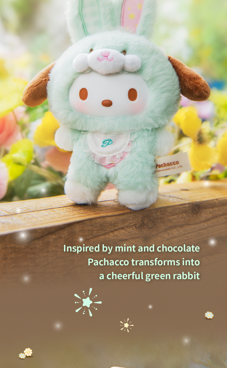 MINISO TOP TOY Sanrio Characters Latte Baby Elf Bunny Blind Box Set ...