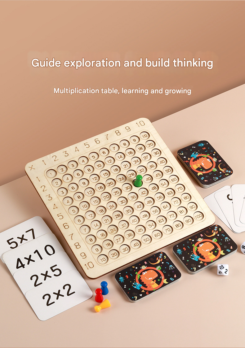 Montessori Multiplication Tables for Kids Number Learning Board Games ...