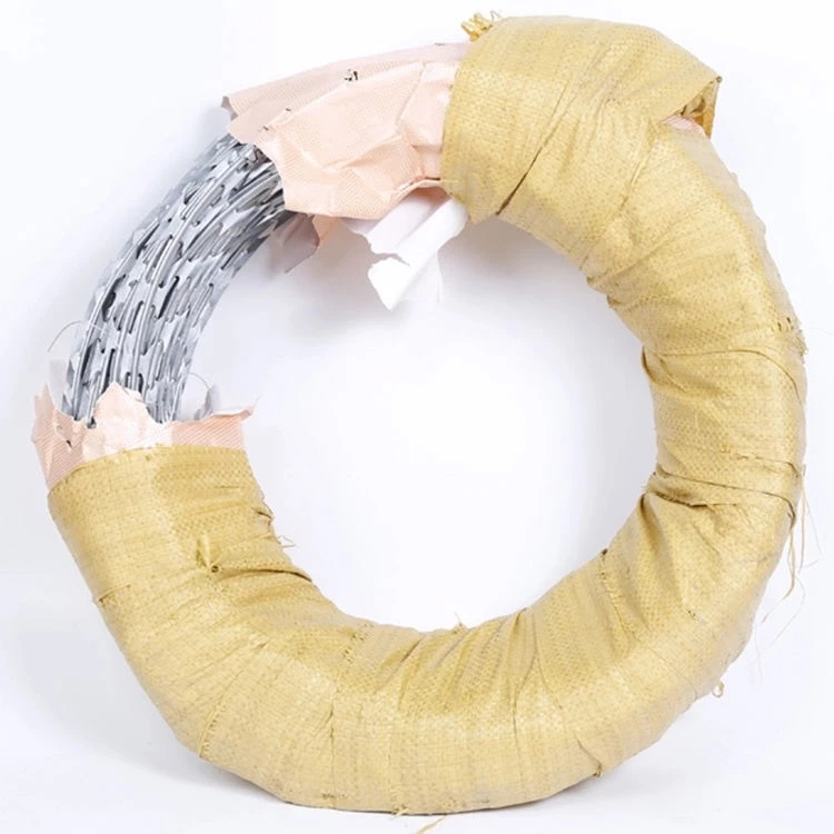 Barbed Razor Wire Roll 20 Meters 32ft Combat Military Wire Spiral Blade ...