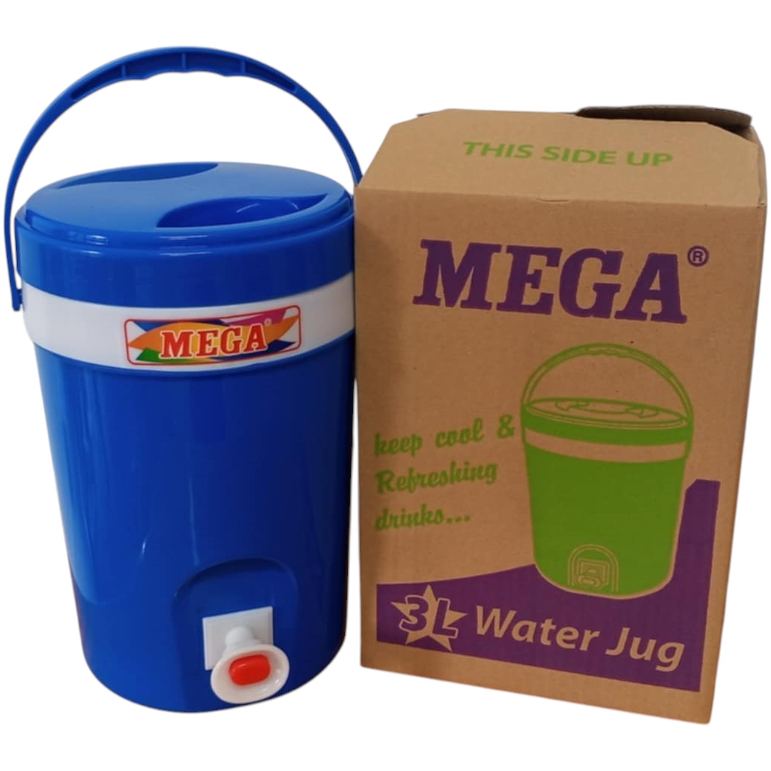 WATER JUG | MEGA WATER JUG/WATER CONTAINER WITH HANDLE (3L,6L,8L,10L ...