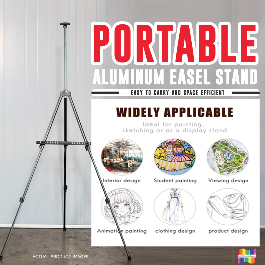 KGS Portable Aluminum Easel Stand | Advertising Stand | Wedding Display ...