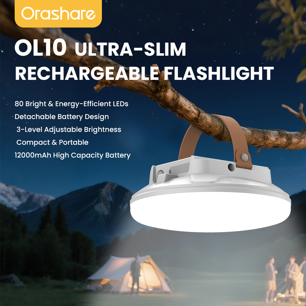 Orashare OL10 12000mAh Camping Light Rechargeable Emergency Light with ...