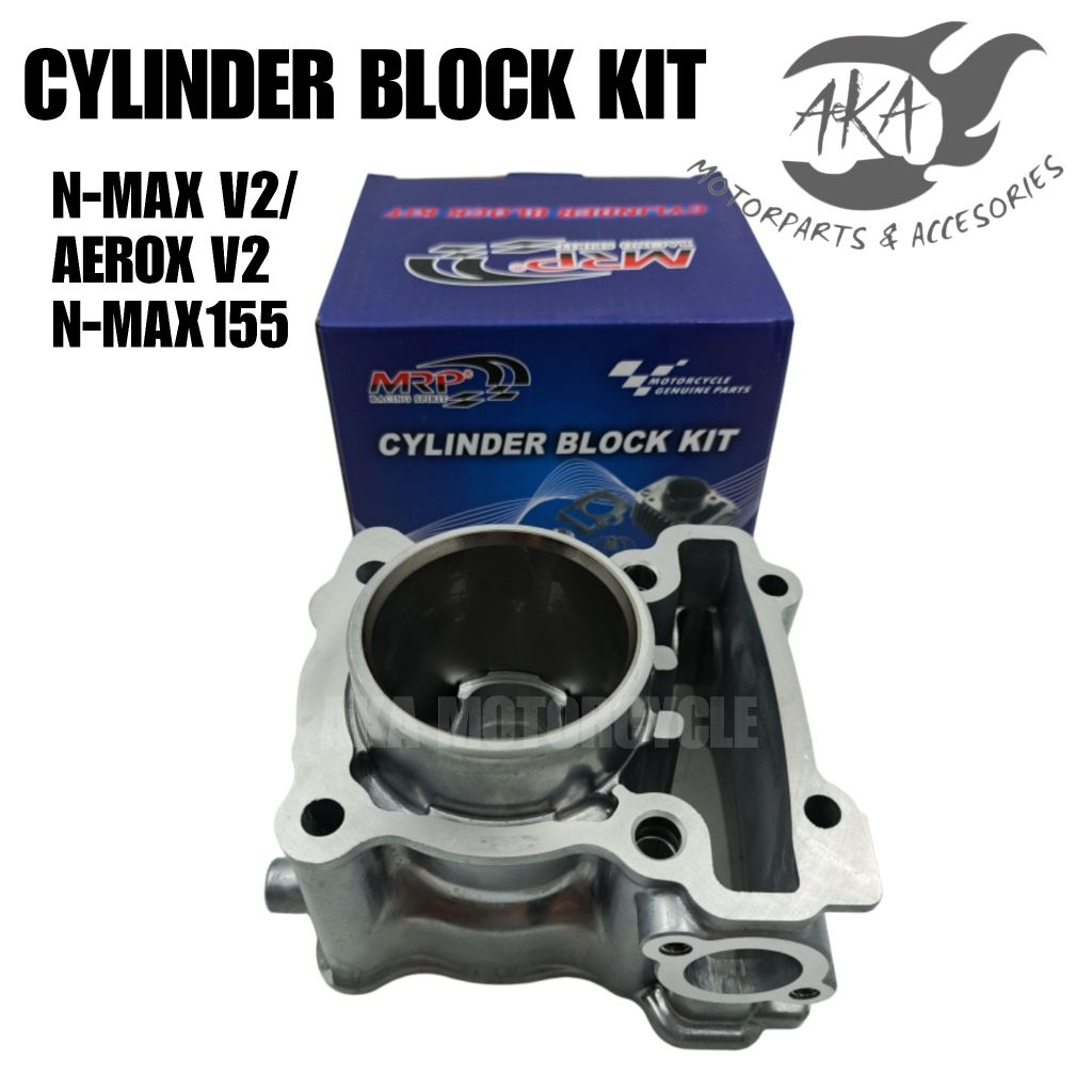 MRP CYLINDER BLOCK KIT FOR NMAX155 /NMAX V2/AEROX V2 (58MM) | Shopee ...