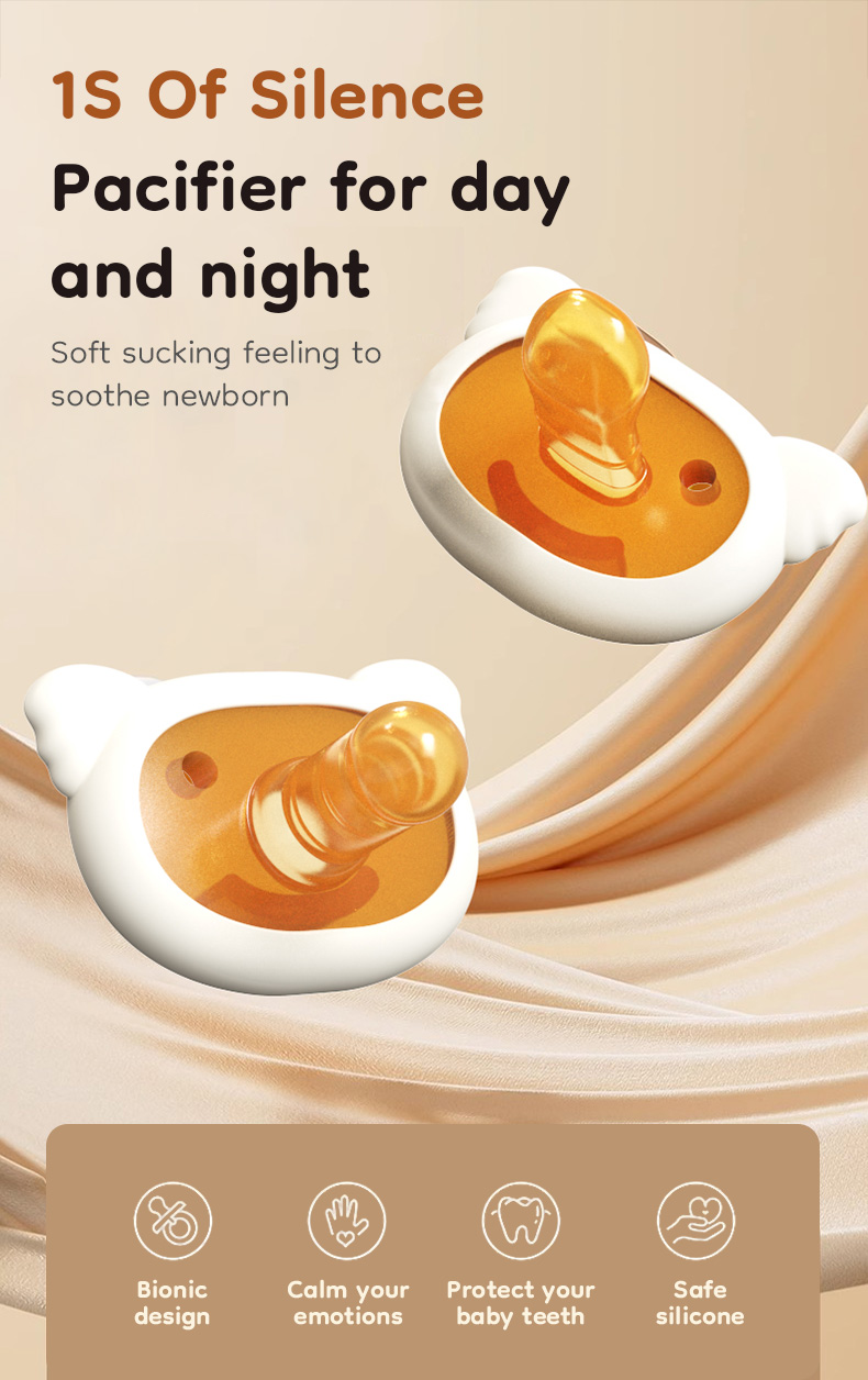 Dr.isla PF09 Baby Silicone Pacifier Set with Storage Box Anti Drop ...