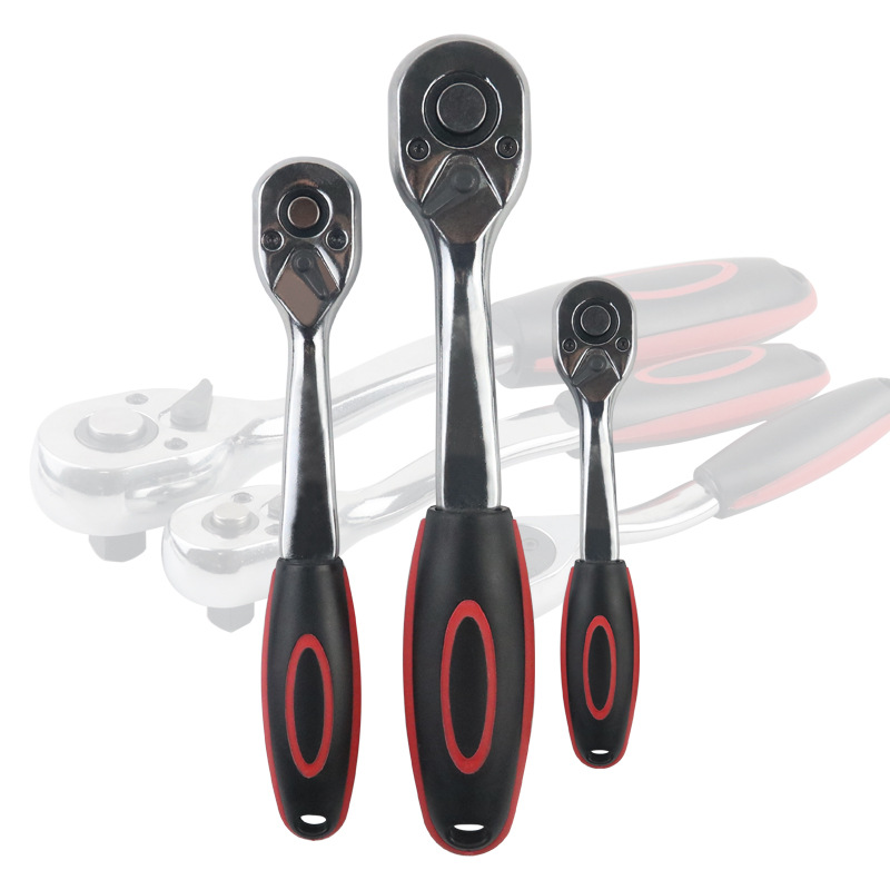 1/4 3/8 Inch Ratchet Wrench 24 Tooth Drive Ratchet Socket Wrench Tool ...