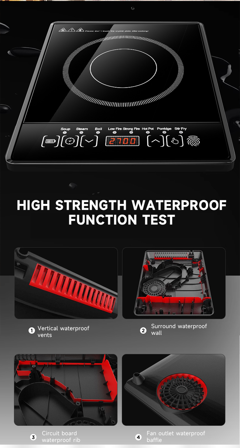 OOKAS Multifunctional Inverter Induction Cooker High Power 2200W Energy ...