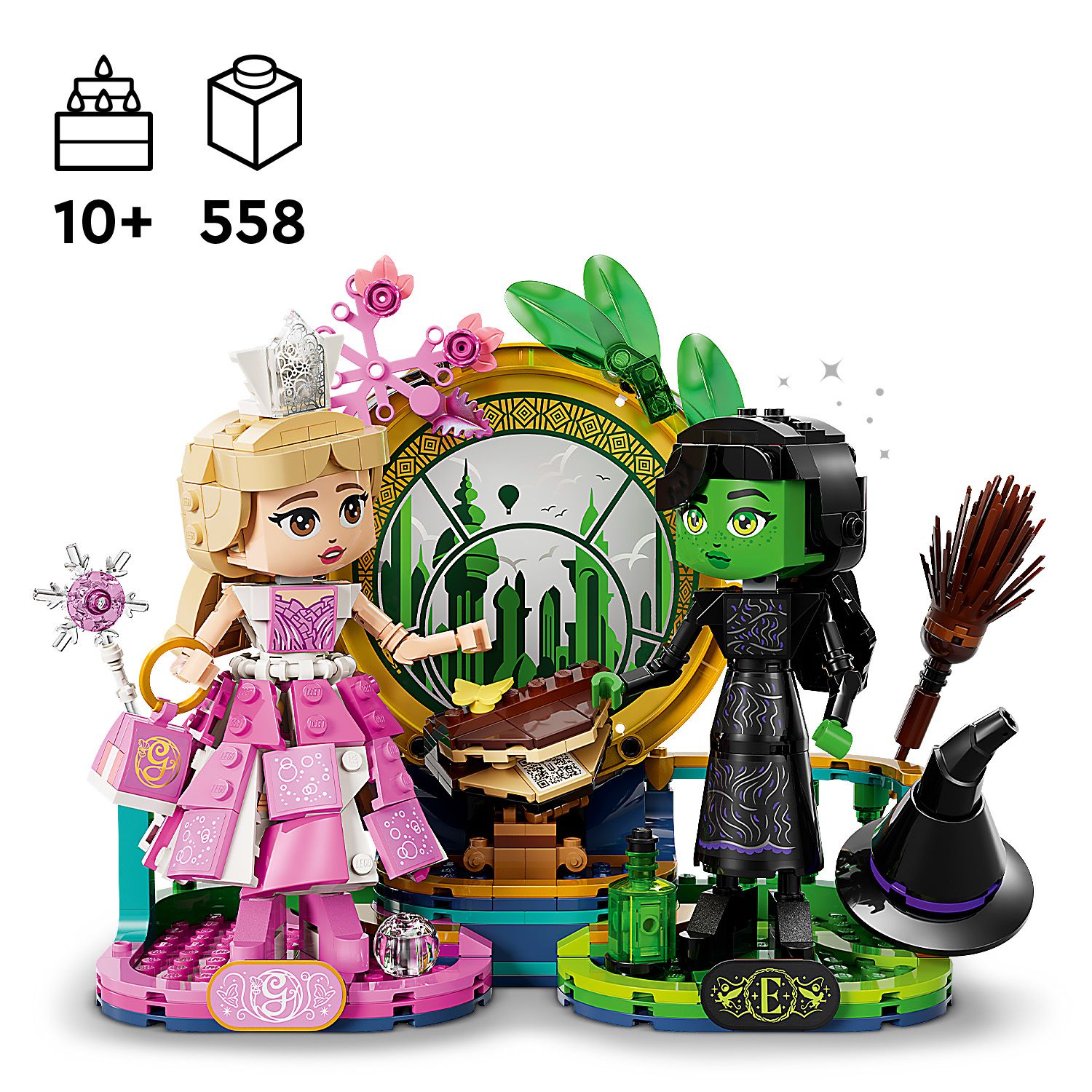 LEGO Wicked 75682 Elphaba & Glinda Figures (558 Pieces) | Shopee ...
