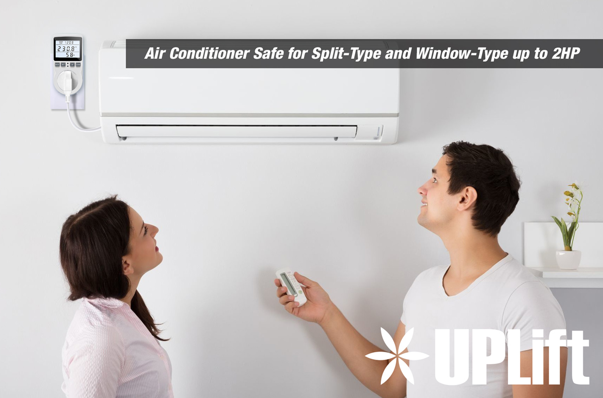 UPLift Digital Power Meter Watt Reader Electricity Monitor for Aircon ...