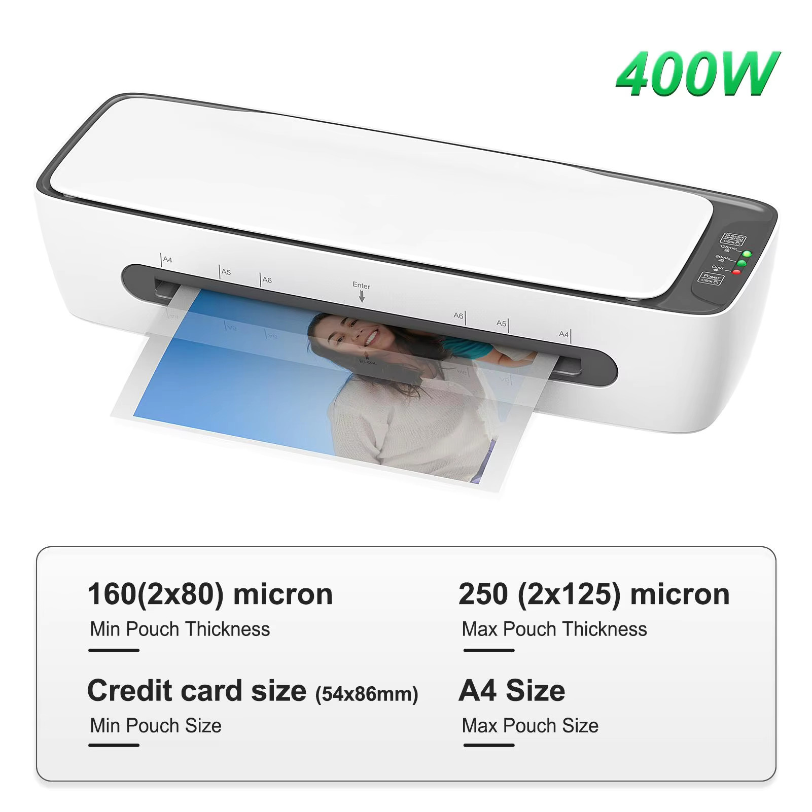 Officom 5in1 SL688 A4 Laminator Hot and Cold Laminating Machine w/ Cut ...