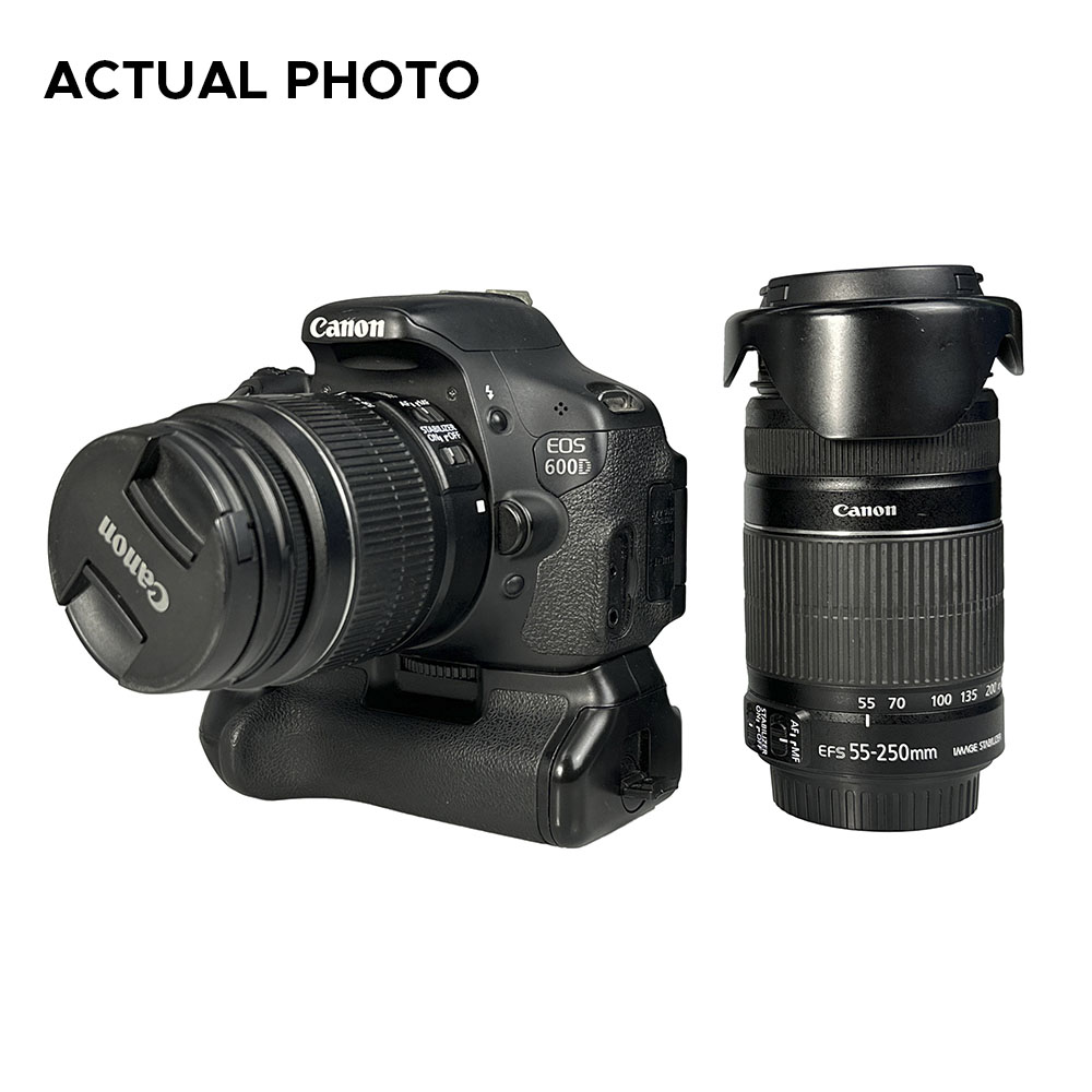 [PRE OWNED] Canon EOS 600D DSLR Camera (2nd Hand) Used Lens 18MP APS-C ...