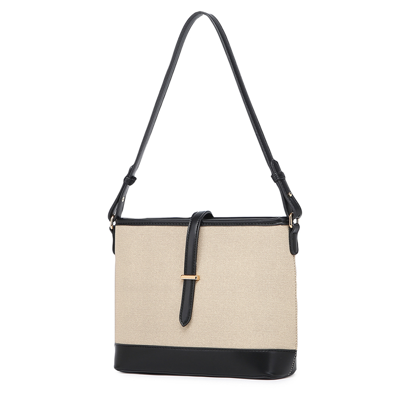 【Mumu Select】M205 Women Sweet Stitching Color Underarm Bucket Bags ...