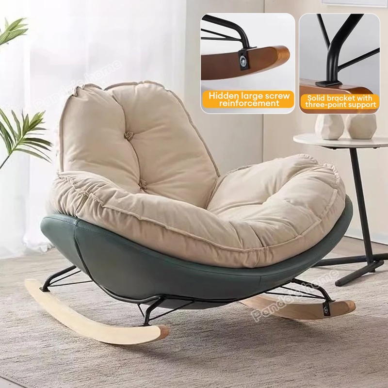 Lazy Rocking Chair Sofa Leisure Lazy Chair Sofa Chair Recliner Nordic ...