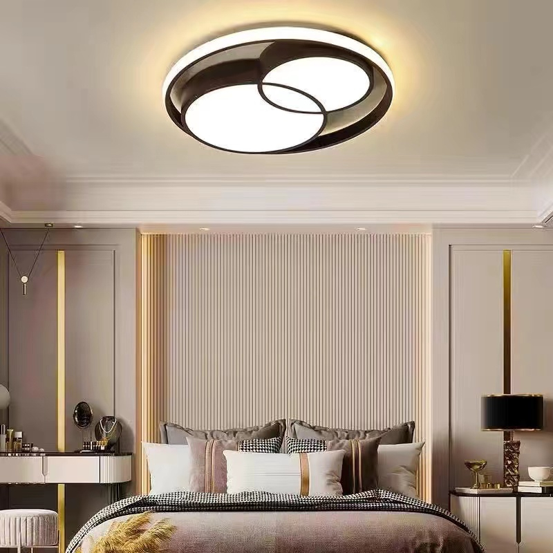 Nordic Tri Color Chandelier Ceiling Light Modern LED Ceiling Lamp 3 ...