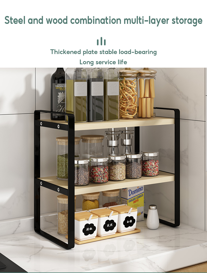 Desktop Desk Organizer Rack Kitchen Organizer Storage Rack for Office ...