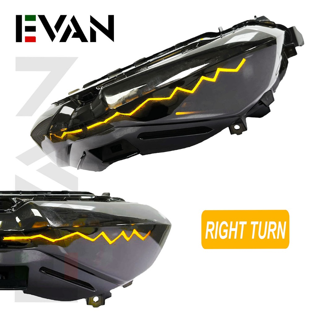 EVAN.COM Nmax 155 2020 V2 Tail Light Smoke Flowing Led Lighting Plug ...