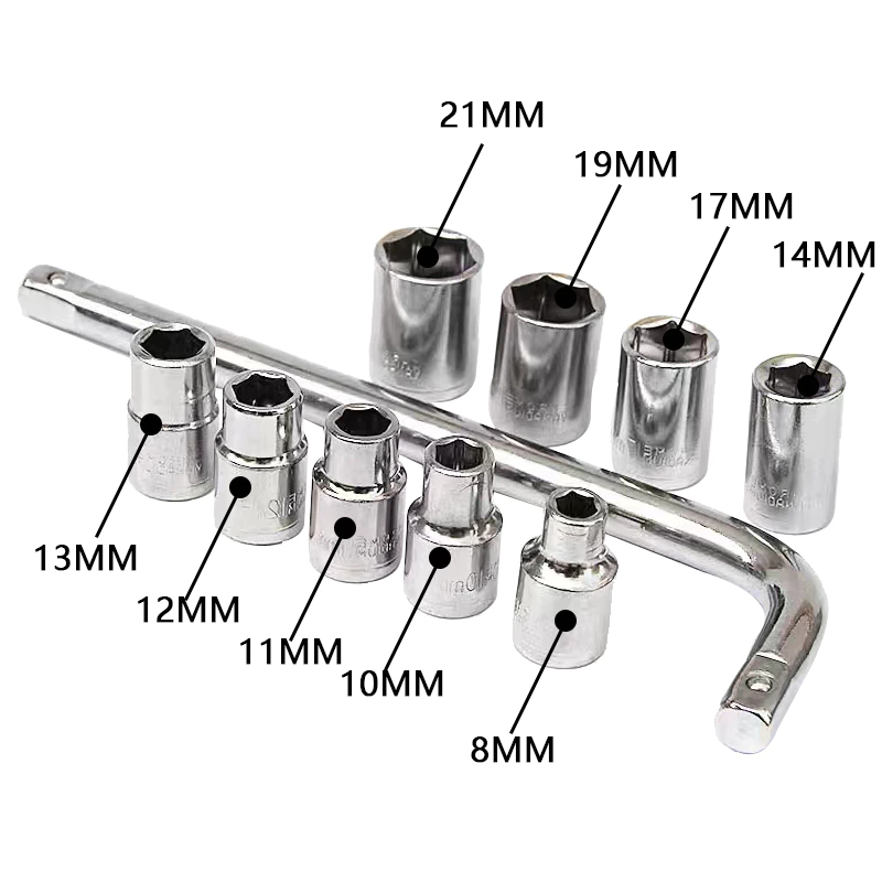 10pcs Bicycle Motorcycle Car Repairing Tool Set 10 Pcs Socket Wrench ...