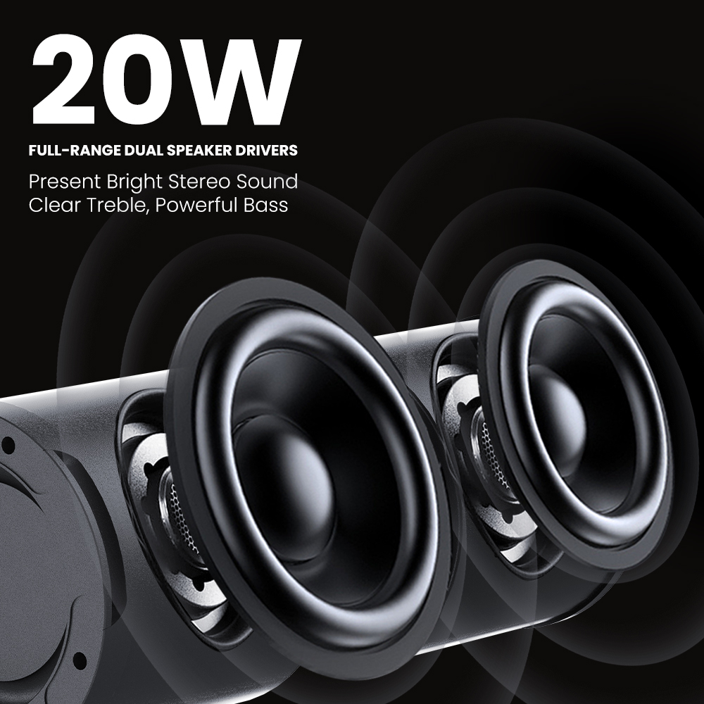 Orashare BSL02 Bluetooth Speaker 20W Powerful Sound With RGB Wireless Party Speaker Bluetooth 5. ...