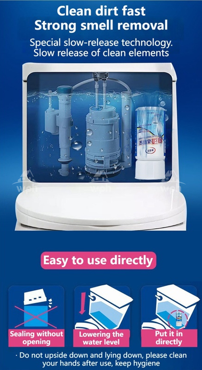 BUY 1 TAKE 1 Automatic Toilet Bowl Cleaner 350ml Auto Releasing Dirt ...