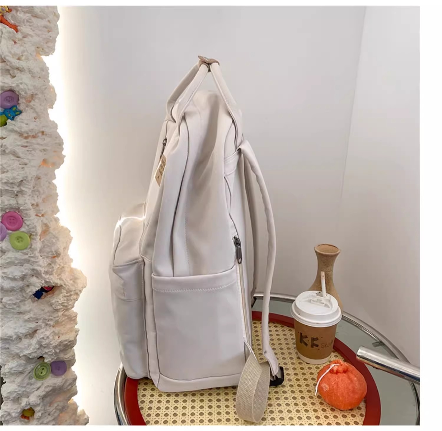 YoYo High-capacity junior school student nylon Korean Women's backpack ...