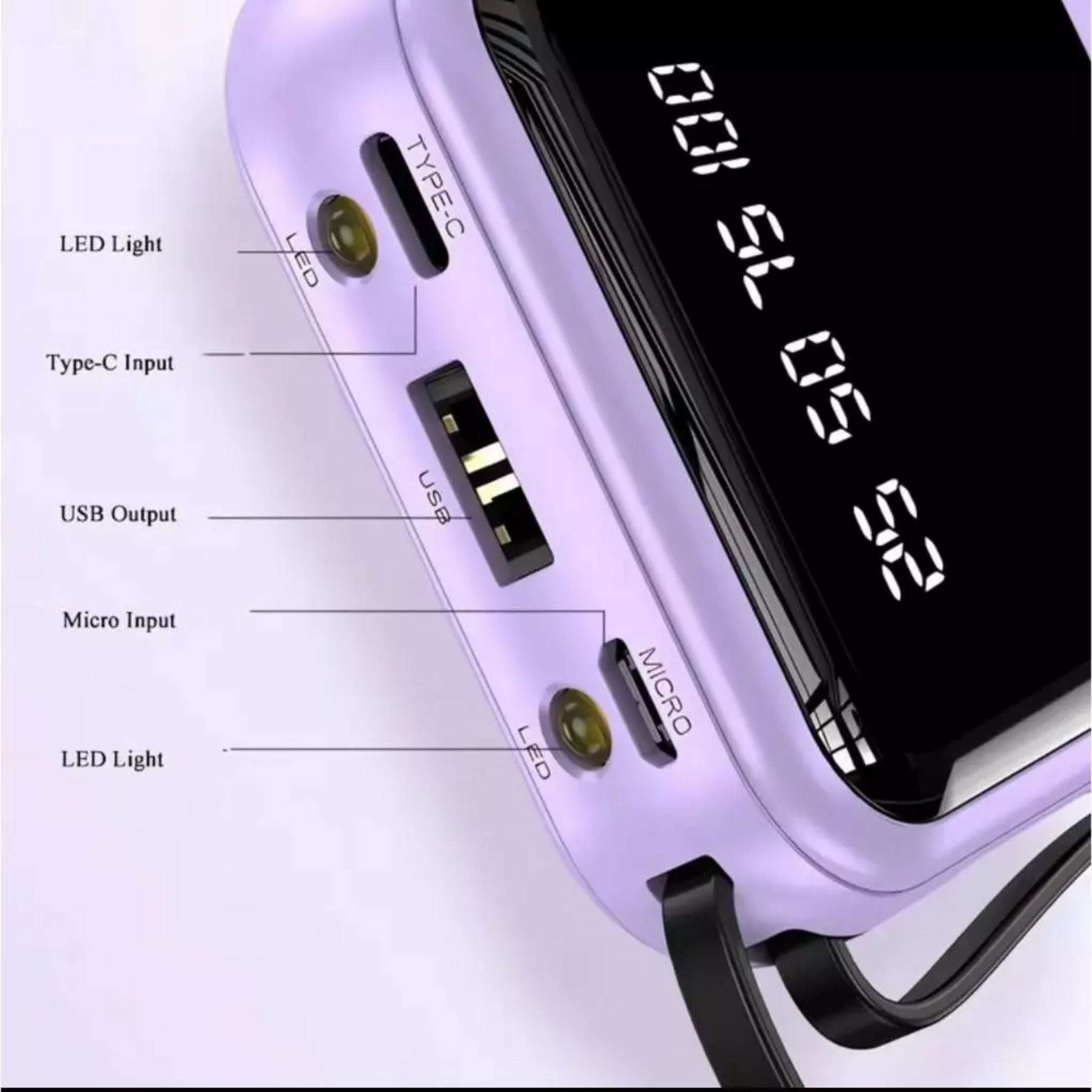 KC58 Powerbank 20000mAh Fast Charging Power bank Portable Charger | Shopee Philippines