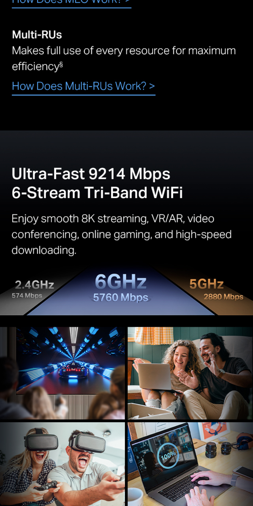 TP-Link | Archer BE550 | BE9300 | Blazing-Fast Tri-Band WiFi 7 Gigabit ...