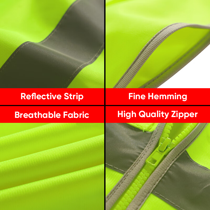 Mitsushi Reflective safety vest high visibility motorcycle jacket ...