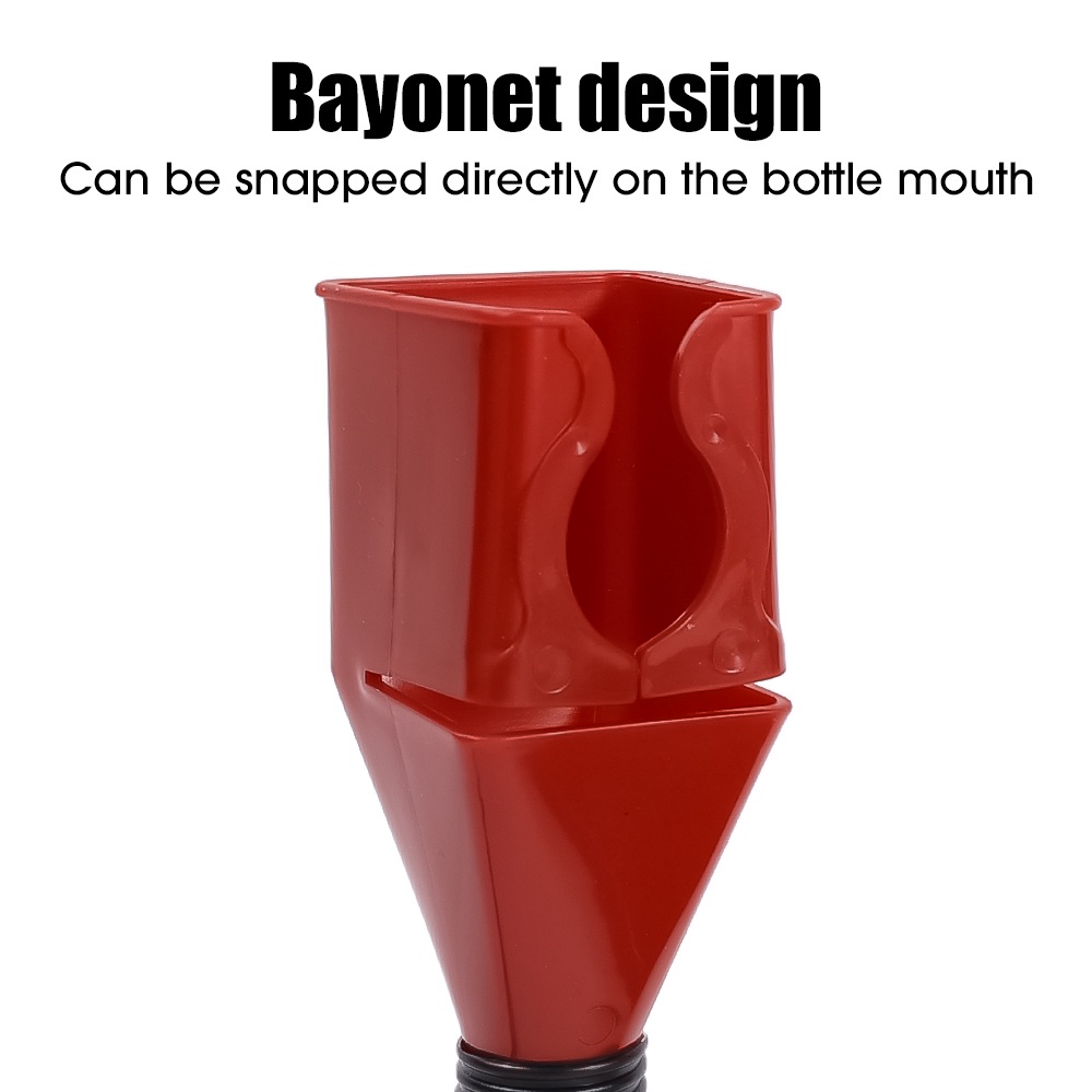 Buckle Funnel Refueling Funnel Portable Folding Telescopic Hose Bayonet ...
