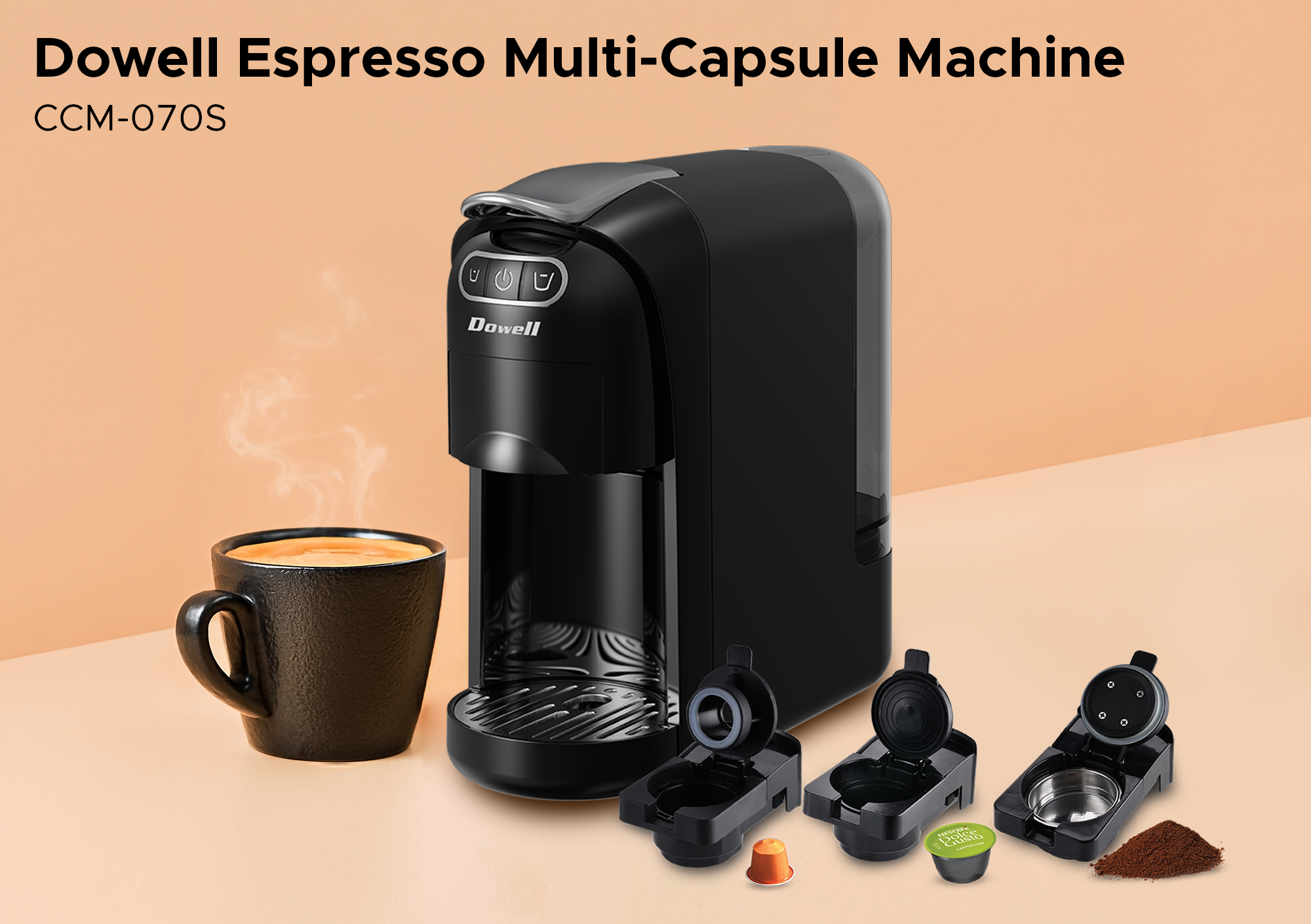 Dowell CCM-070S Espresso Multi-Capsule Machine | Shopee Philippines