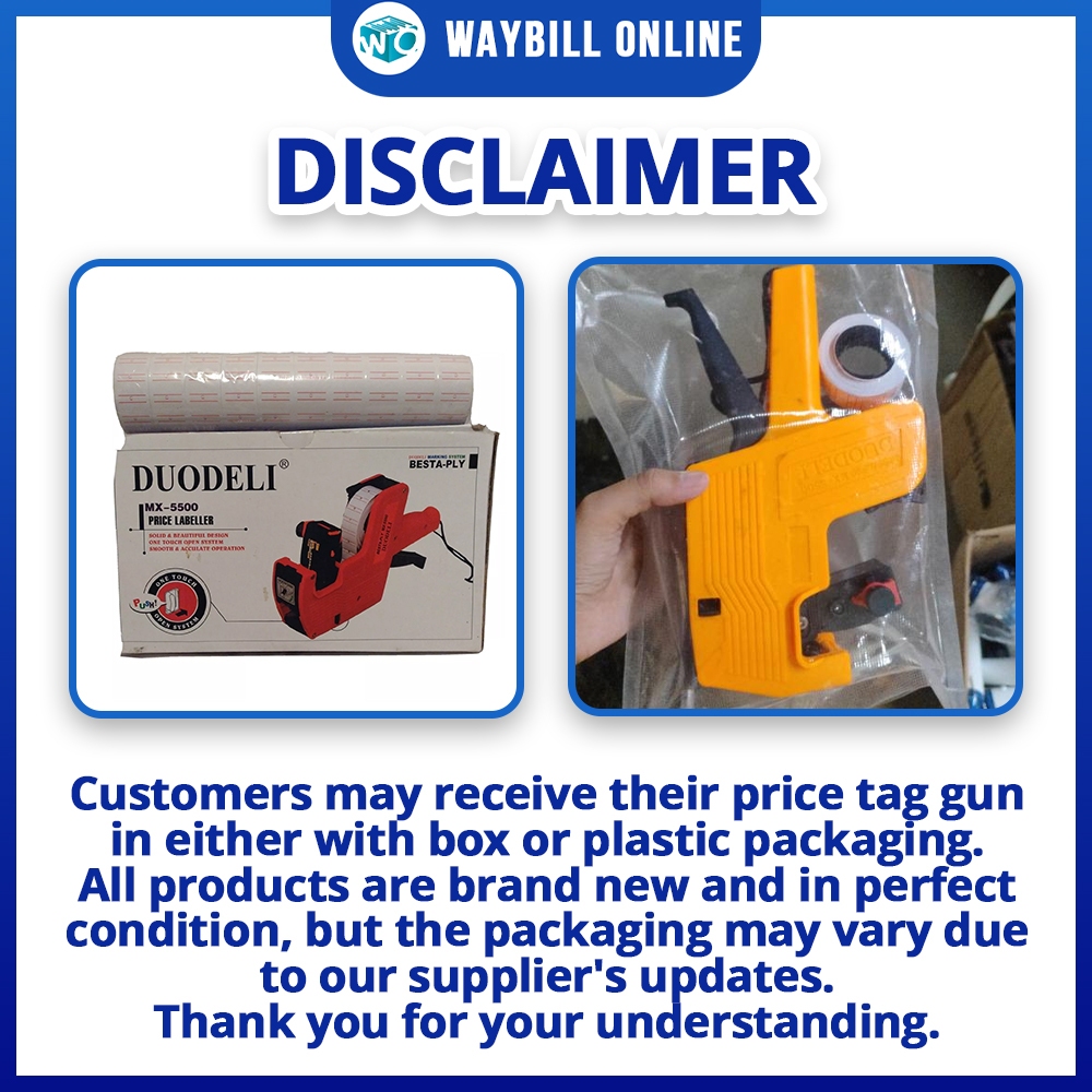 Price Tag Gun MX-5500 8 Digit Price Labeller Gun Tagger Price Tag ...