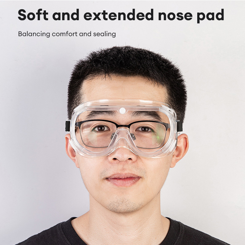 Deli Anti-impact Eye Mask Safety Lab Goggles Medical Safety Goggles Eye ...