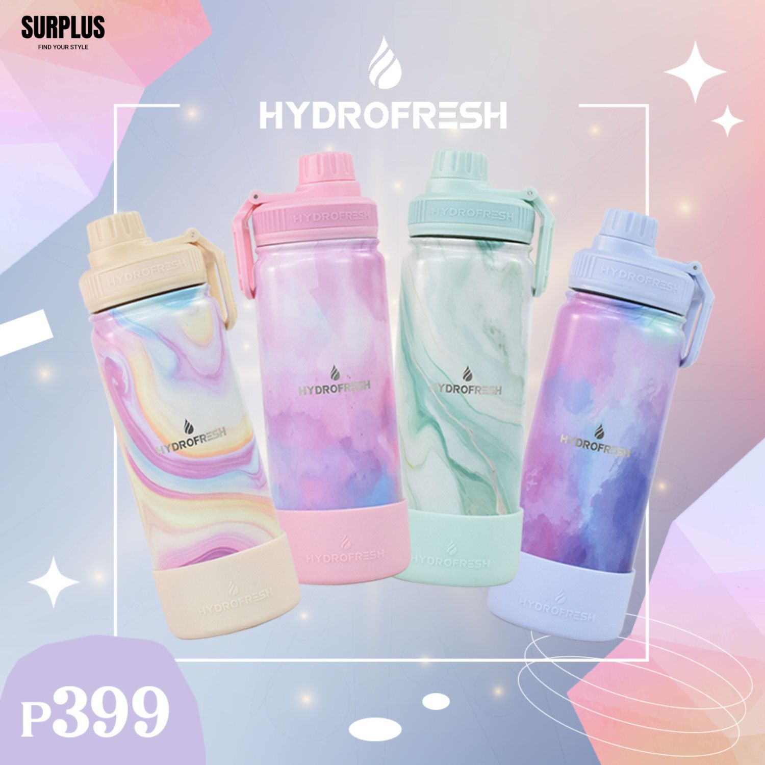 Surplus Kids Hydrofresh Stainless Steel Tumbler Sporty Handle 532mL ...