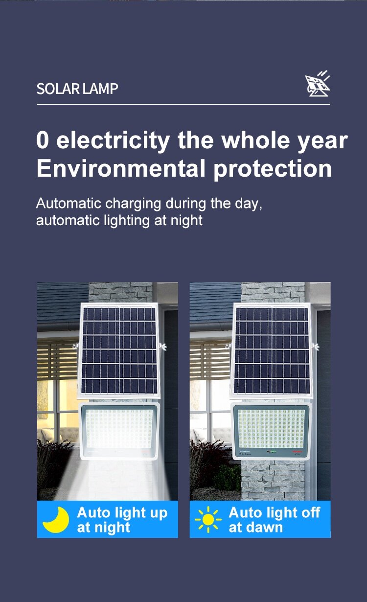 Solar Light Outdoor Waterproof Ip68 Solar flood Light indoor Emergency ...