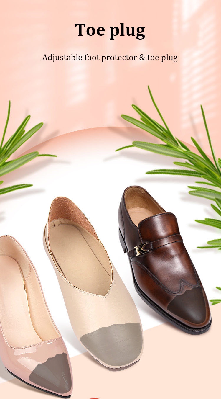 Adjustable Size Foot Protection Toe Plug Shoes Thickened PU Foam Soft ...