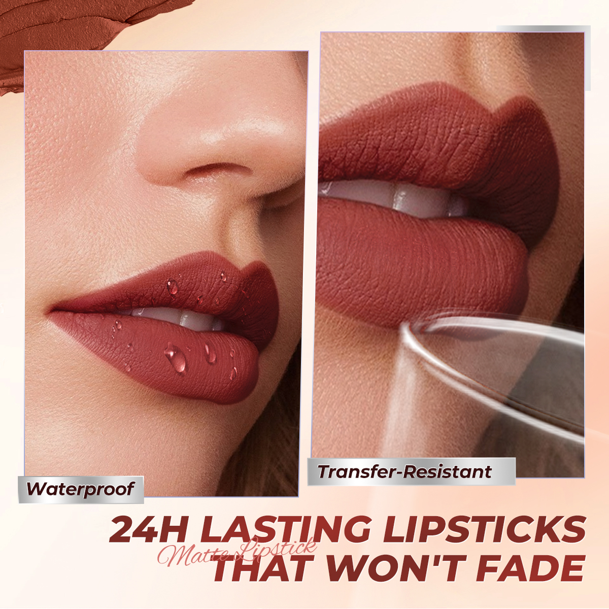 SACE LADY Matte Lipstick 24H Long Lasting Waterproof Non-sticky High ...