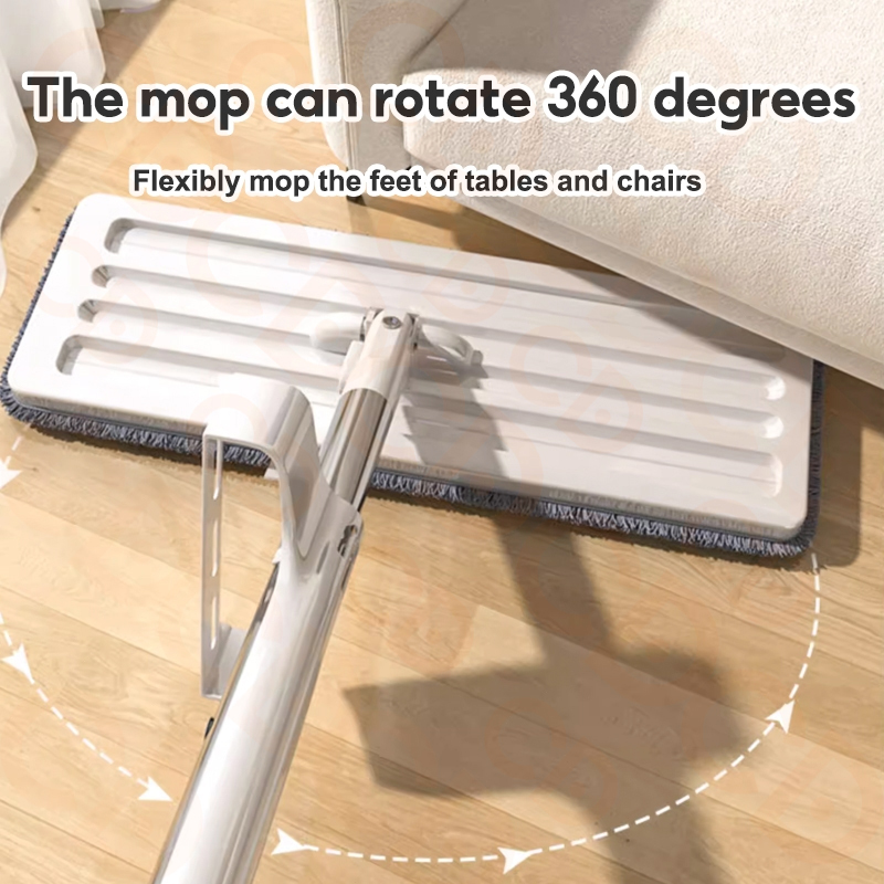 CD Flat Mop For Floor Self-cleaning Mop with Squeezer and Bucket Map ...