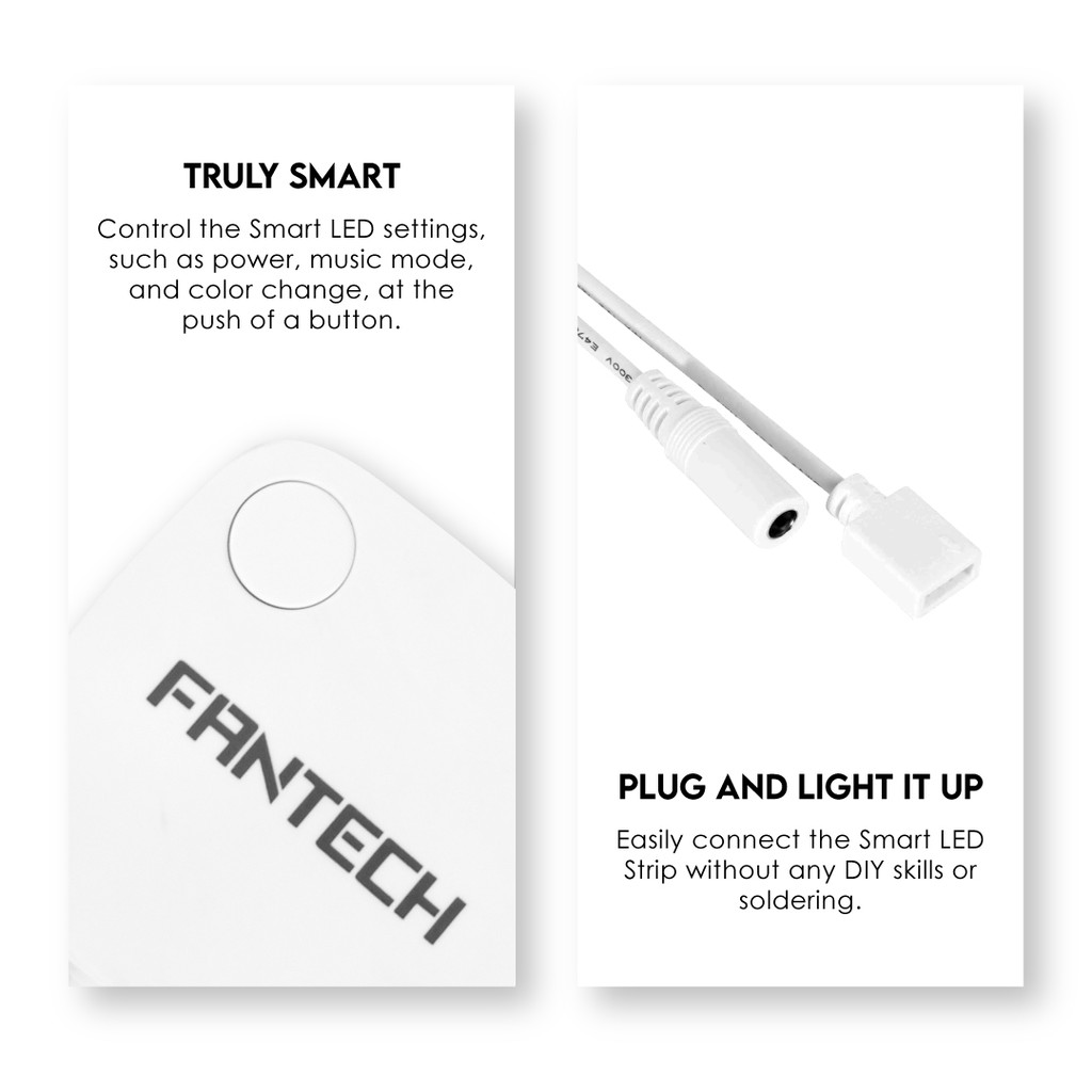 Fantech SLS0103 Smart LED Strip Light RGB Lightings with Voice App ...