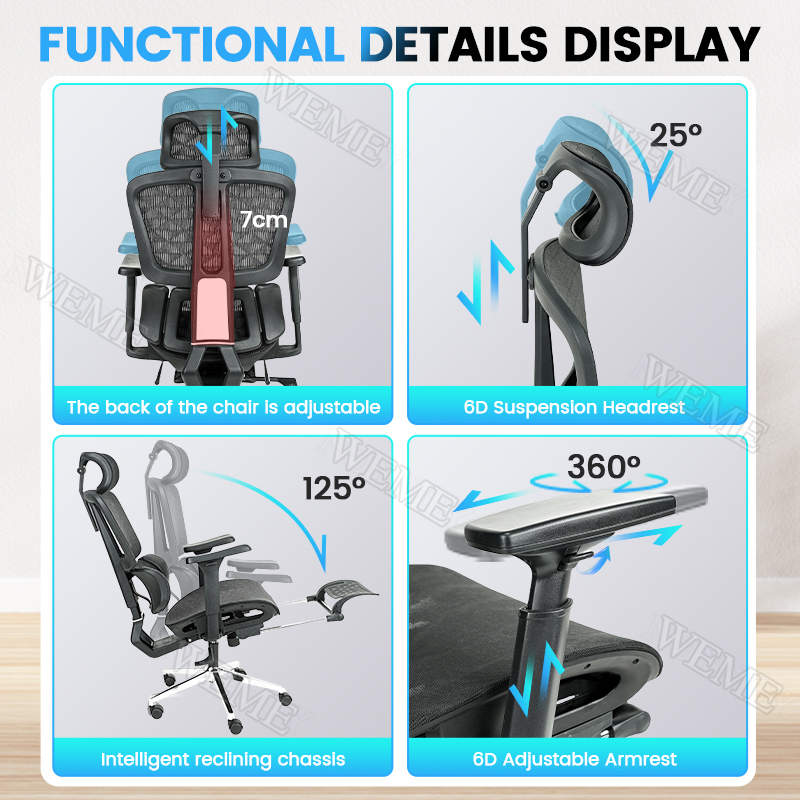 Office Chair Ergonomics Mesh chair Computer Chair Office Chair Gaming ...