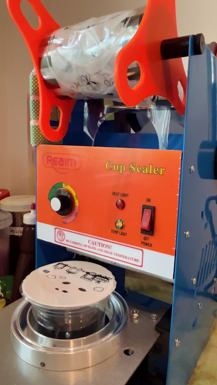 REAIM Cup Sealer Machine Heavy Duty Cup Sealer Machine Cup Milk Tea ...