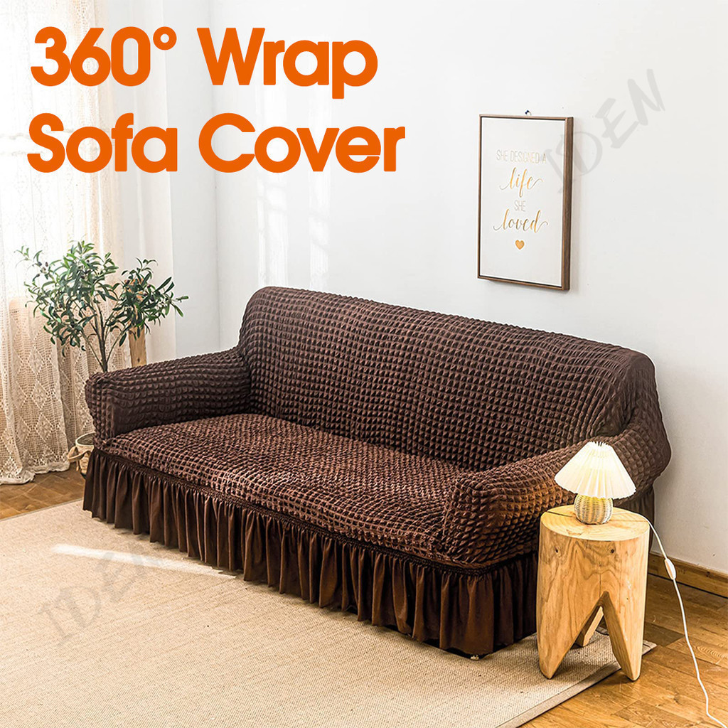 Oasia 1/2/3/4 Seater Sofa Cover sofa cover stretchable sofa cover set ...