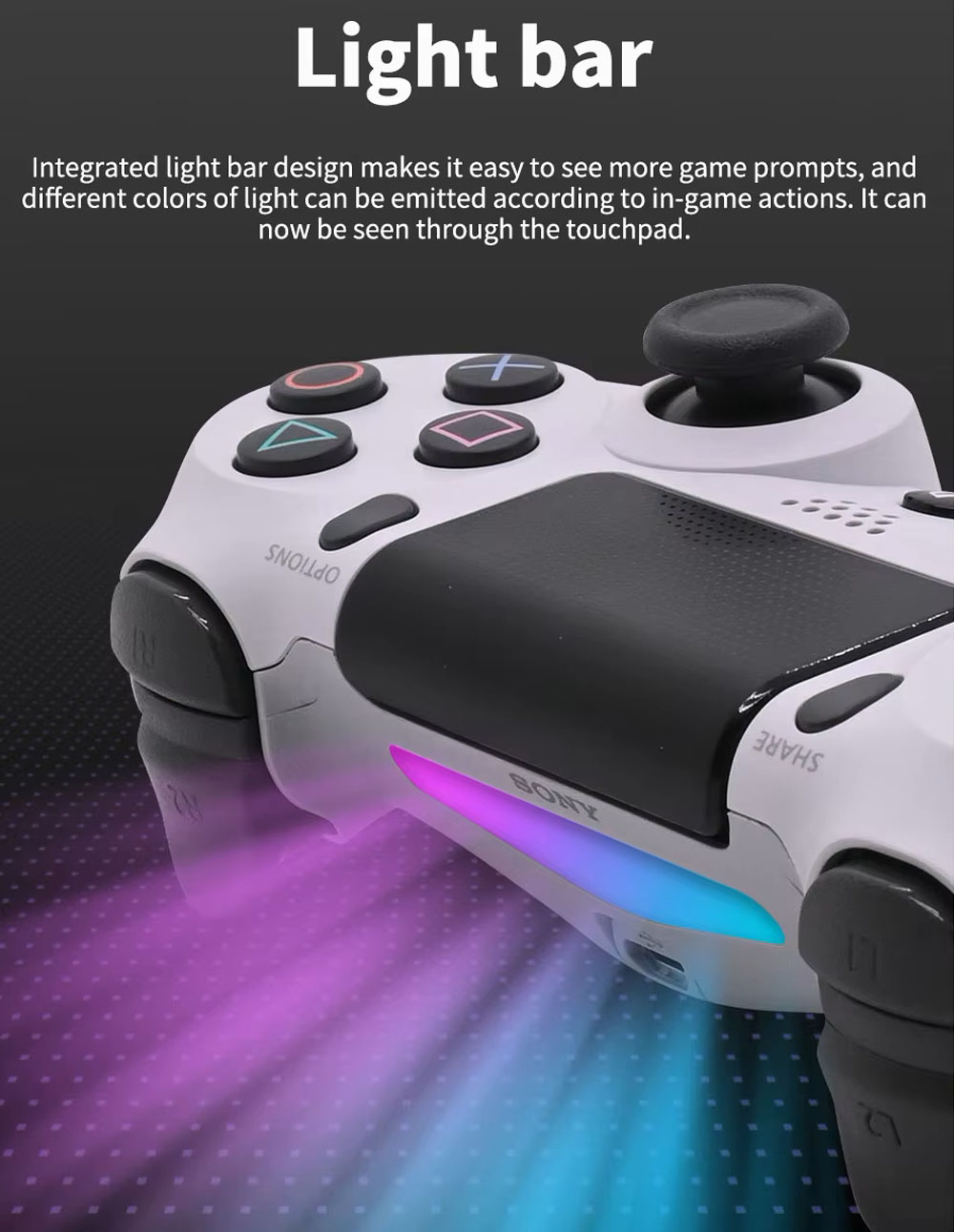 PlayStation4 wireless controller six axis dual vibration PS4 Bluetooth game Supports PC/Steam ...