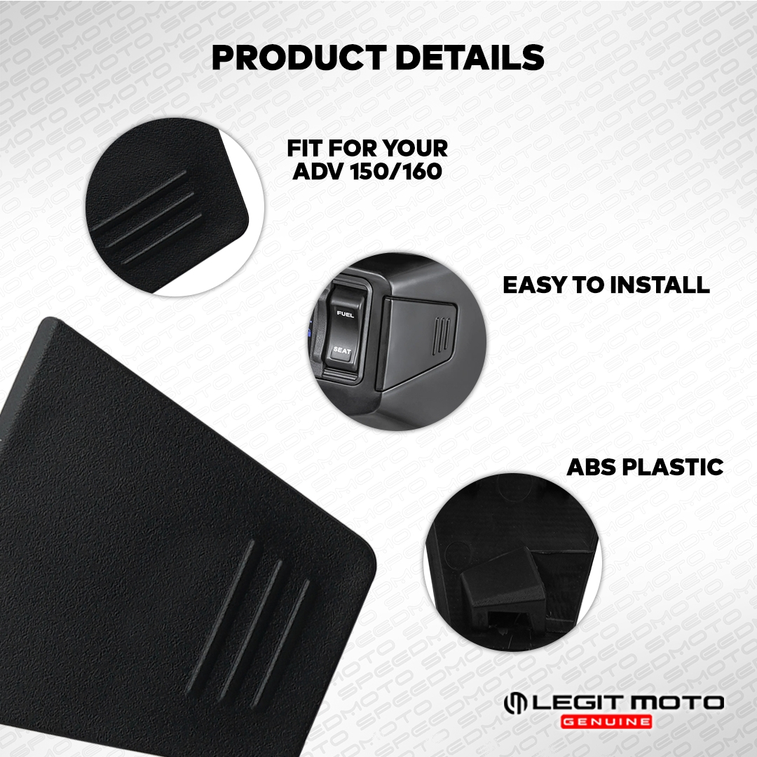 LEGITMOTO ADV 150/160 SMART EMERGENCY LID L-11275 MATTE BLACK ...