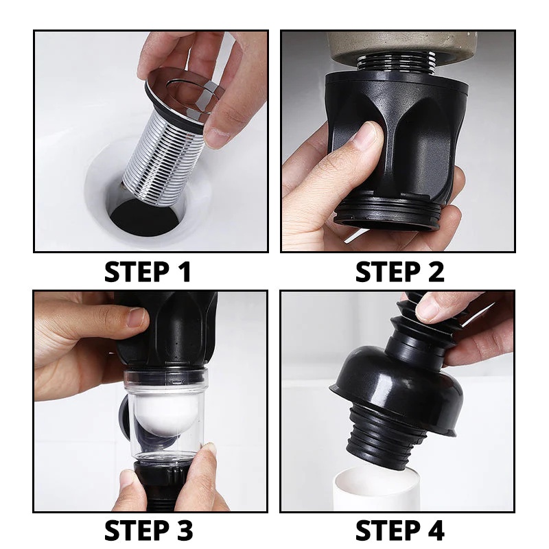 Flexible Expandable Drain Pipe Set Retractable Water Hose Wash Basin ...