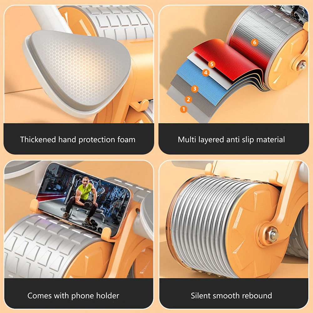 Abdominal Wheel Rollers Ab Rollers Elbow brace reboundpower roller ...